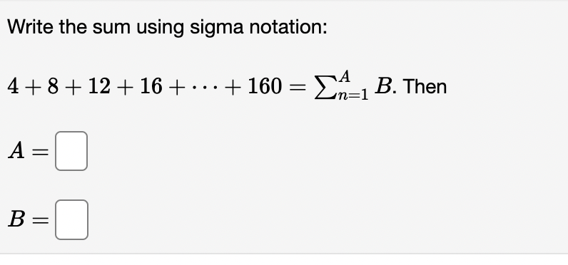 Solved Write the sum using sigma | Chegg.com