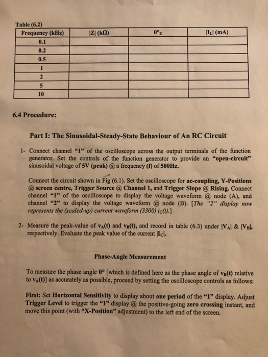 Solved I need table 6.2 filled out and the work shown but | Chegg.com