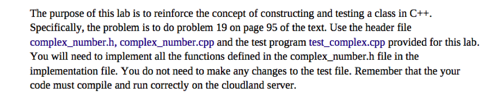 Solved The purpose of this lab is to reinforce the concept | Chegg.com