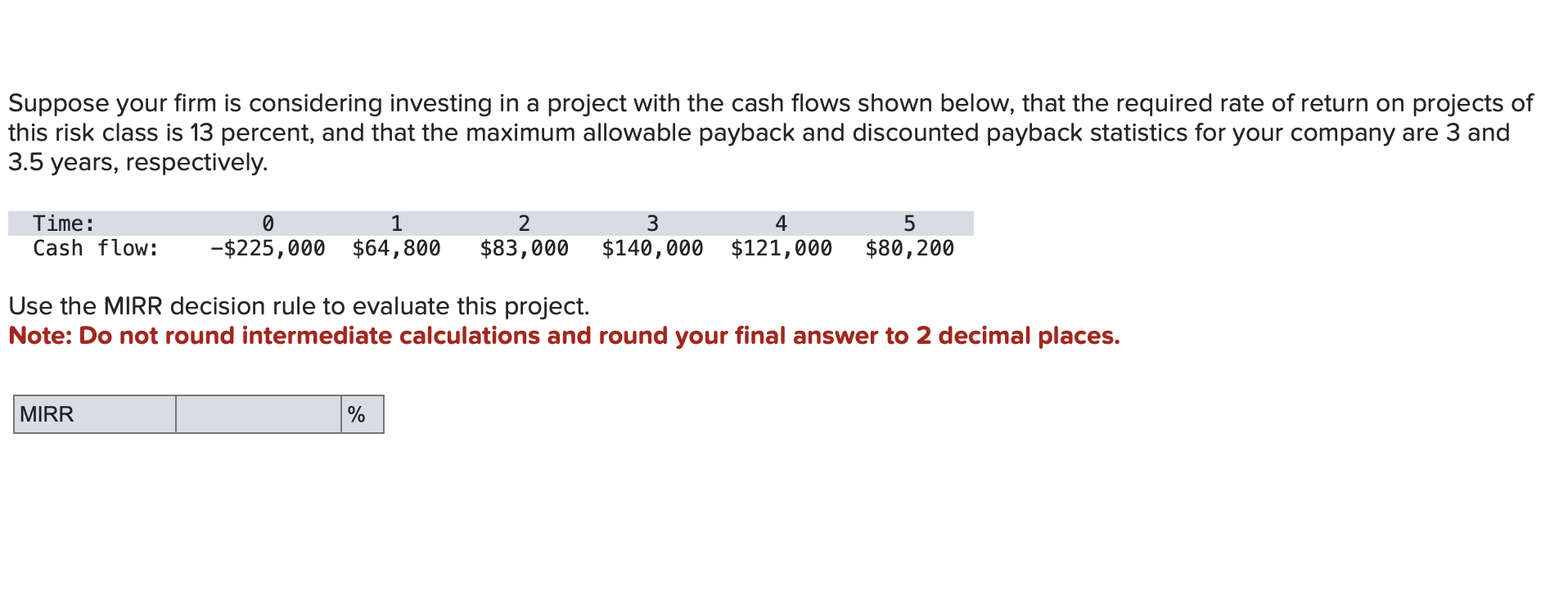 Solved Suppose your firm is considering investing in a | Chegg.com