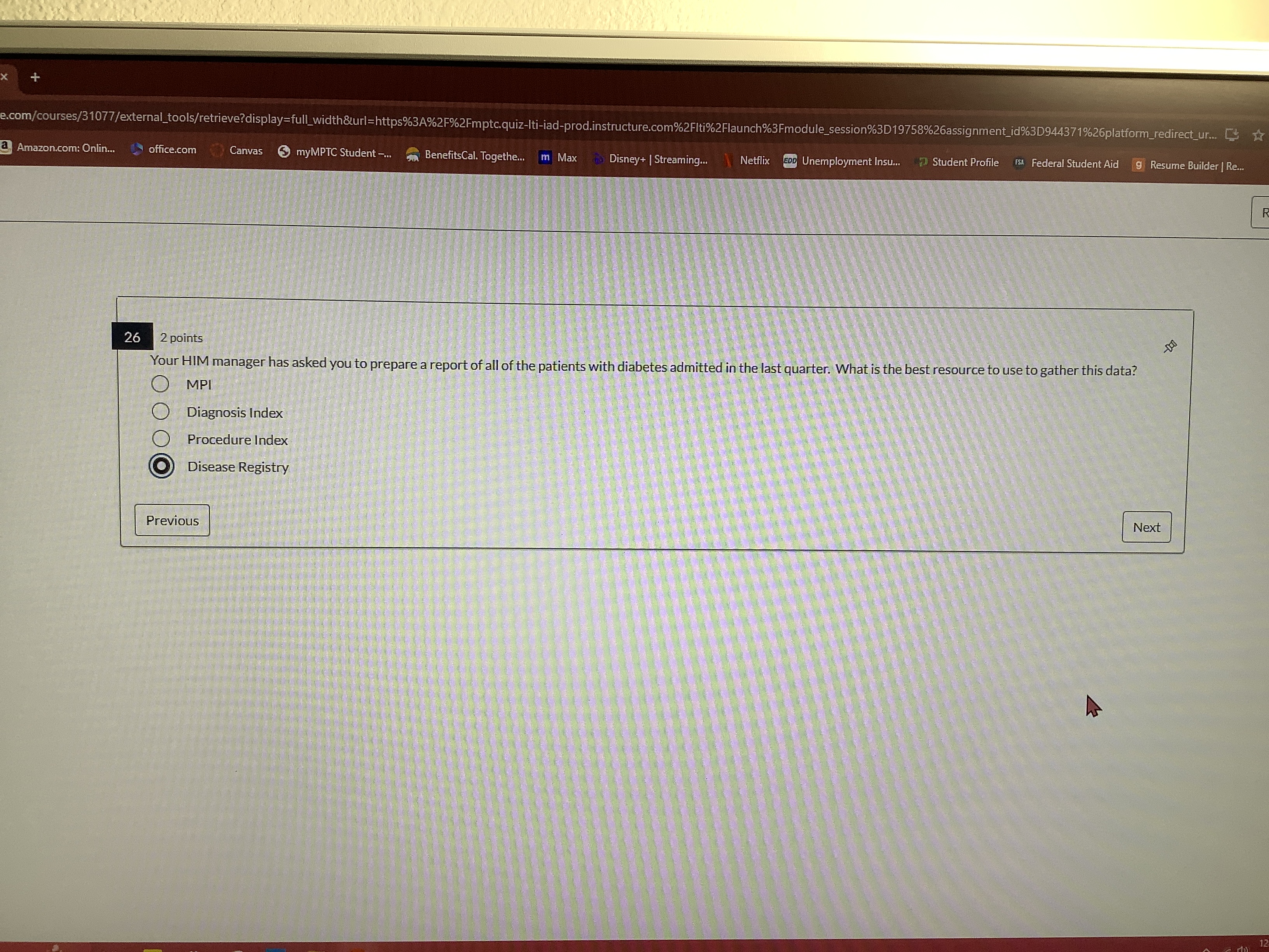 Solved 262 ﻿pointsYour HIM manager has asked you to prepare | Chegg.com