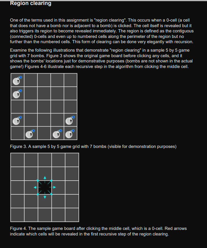 Solved This class contains the Minesweeper-related code. It | Chegg.com