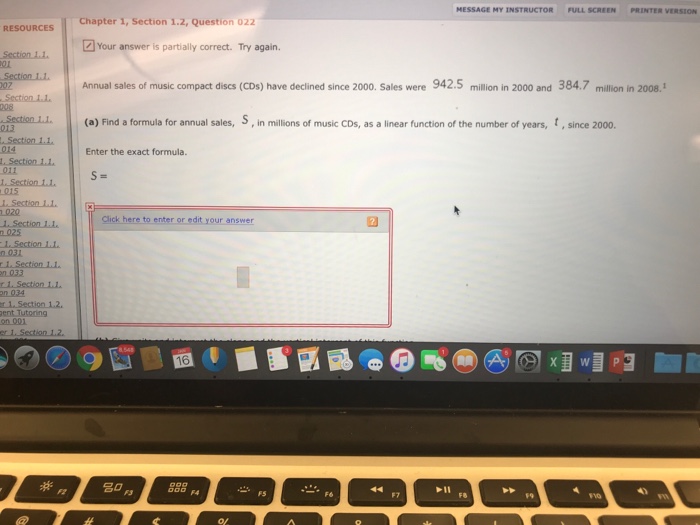 Solved MESSAGE MY INSTRUCTOR FULL SCREEN PRINTER VERSION | Chegg.com