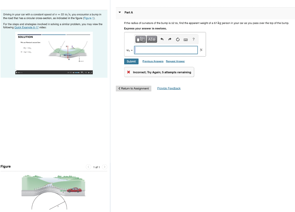 Solved Driving in your car with a constant speed ot v=22 | Chegg.com