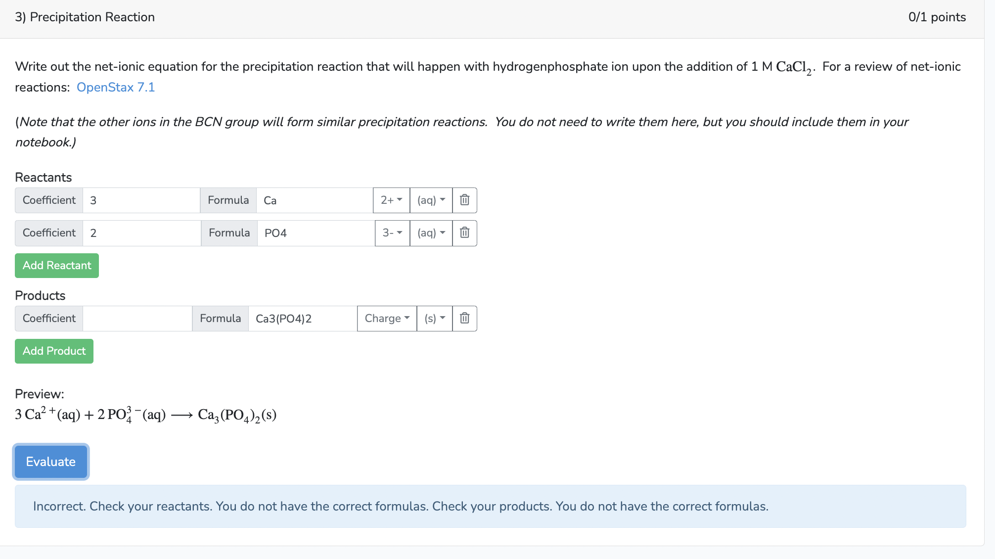 Solved Write out the net-ionic equation for the | Chegg.com
