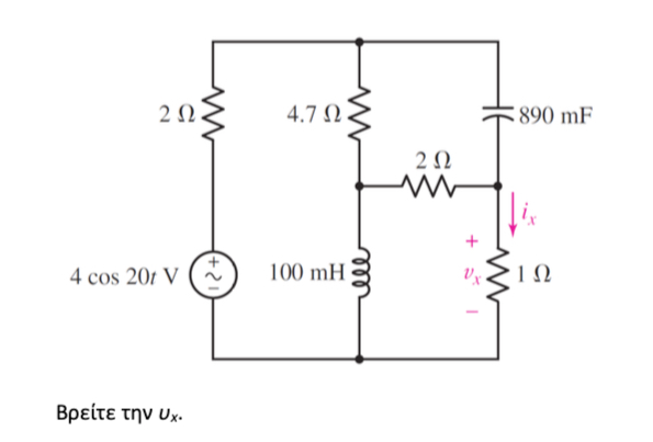 Solved Find the value of Vx | Chegg.com