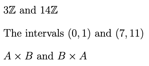 Solved Determine the given sets have the same cardinality. | Chegg.com