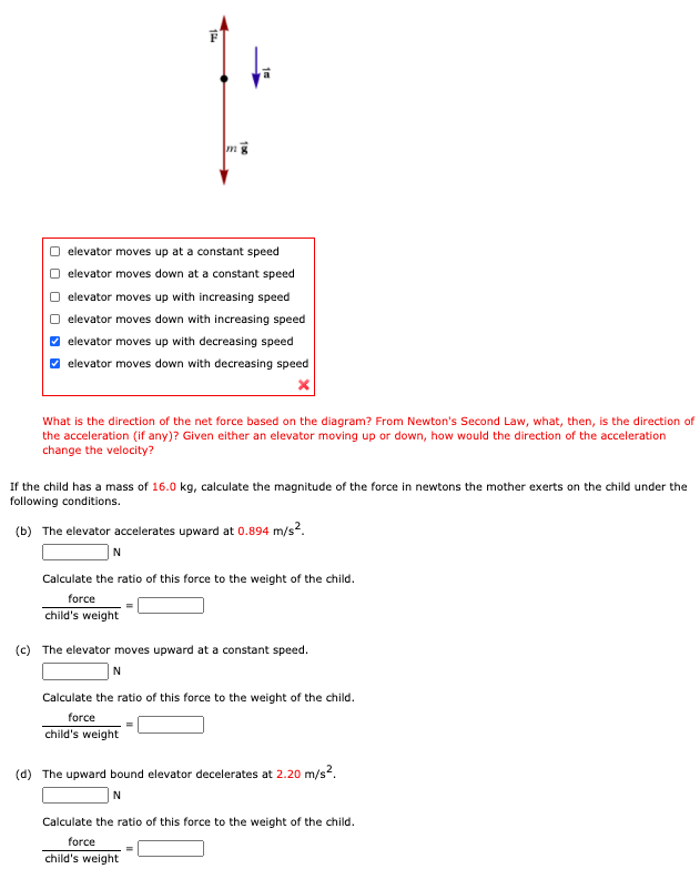 Solved elevator moves up at a constant speed elevator moves | Chegg.com