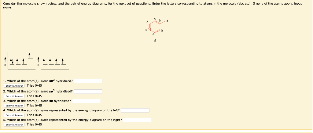 Solved Consider the molecule shown below, and the pair of | Chegg.com