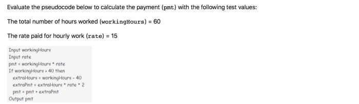 Solved Evaluate The Pseudocode Below To Calculate The 0381