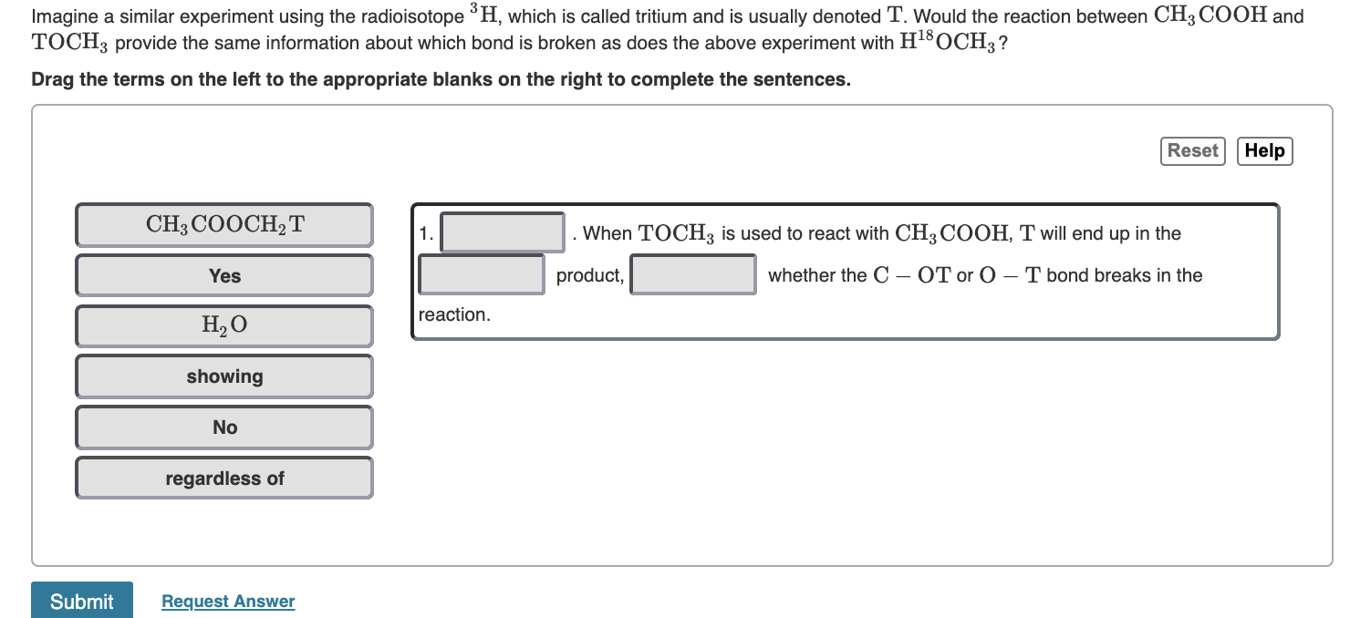 Solved M Review | Constants 1 Periodic Table Methyl acetate | Chegg.com