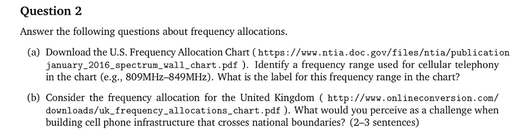 uk frequency allocation chart