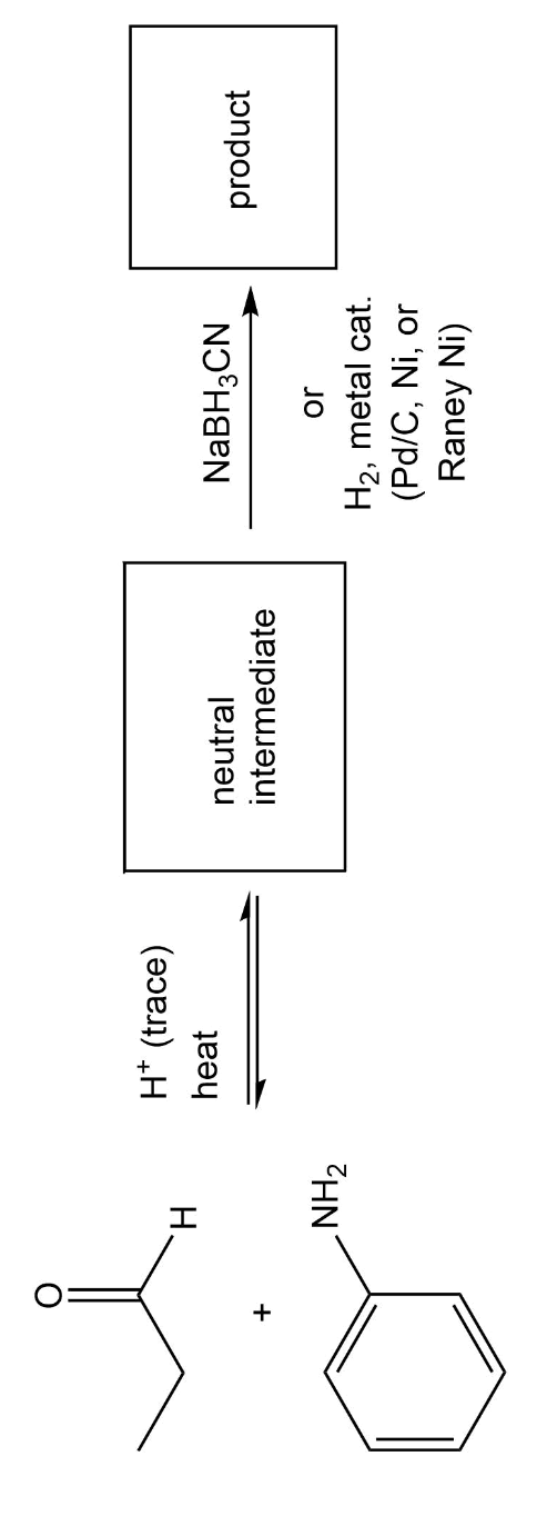 Solved NaBH3CN product or H2, metal cat. (Pd/C, Ni, or | Chegg.com