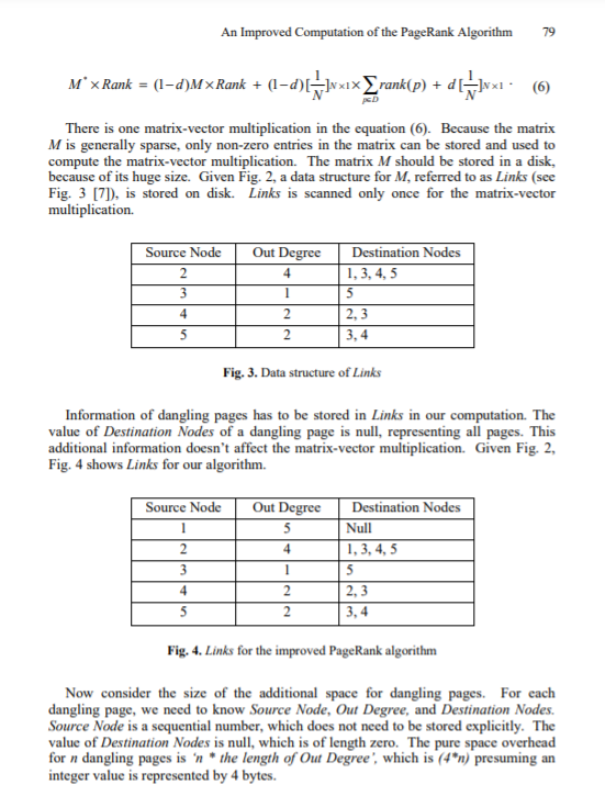 Solved Page Rank(Google) Question: a) Importance + working | Chegg.com