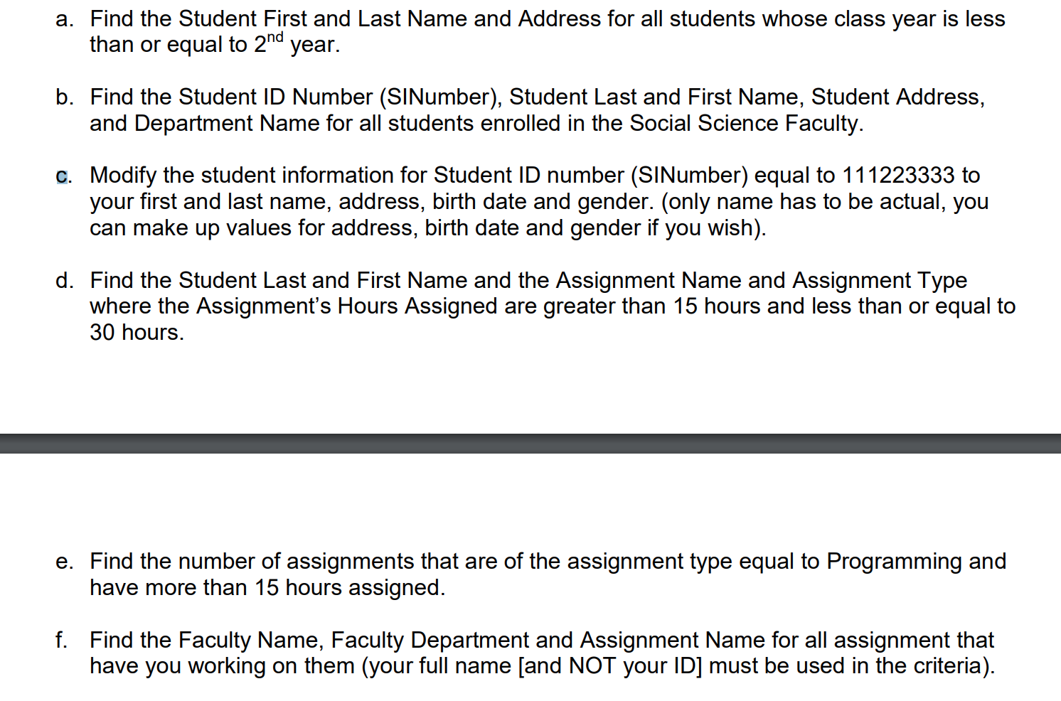 Solved This database has a list of students (STUDENTS), a | Chegg.com