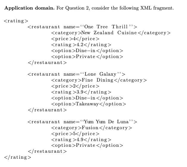 Xquery Write Down The Following English Language 
