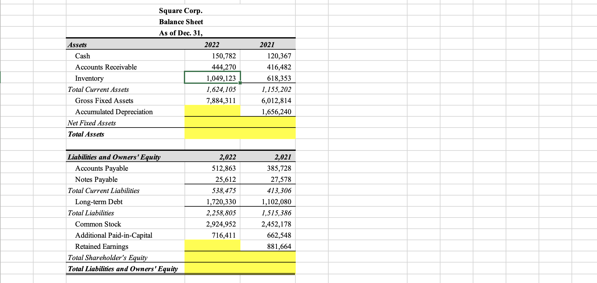 Solved Using the income statement and balance sheet data | Chegg.com