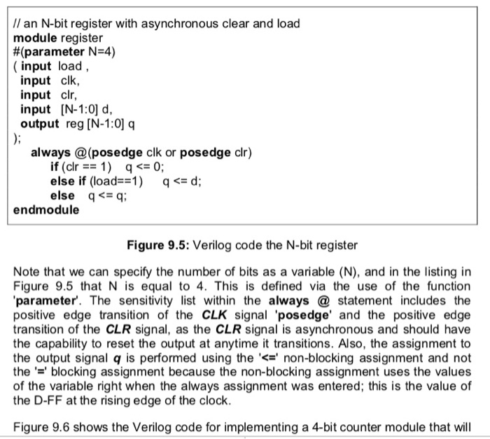 CR your EE2 2. Implement the register code shown in | Chegg.com