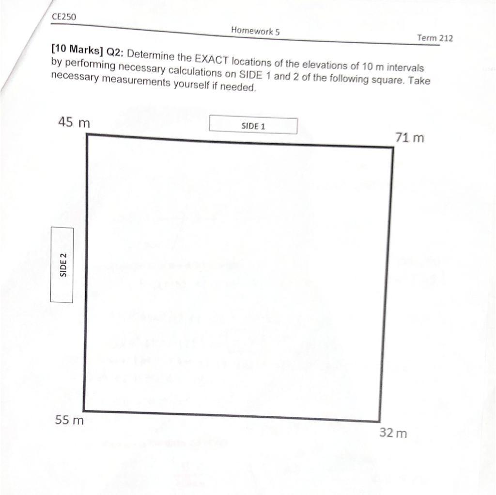 Solved CE250 Homework 5 Term 212 [10 Marks] Q2: Determine | Chegg.com