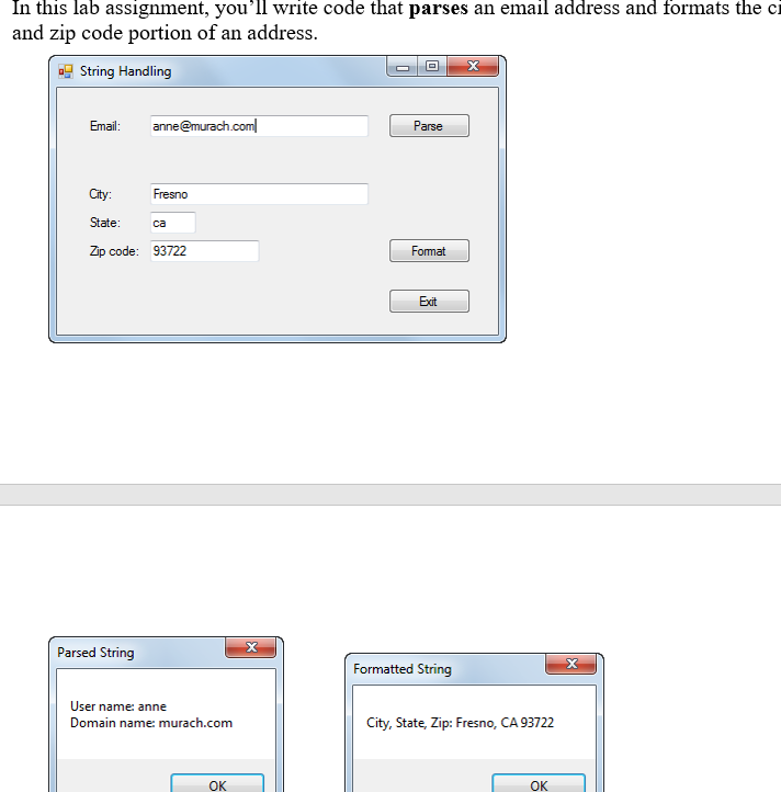 Solved In This Lab Assignment Youll Write Code That Parses