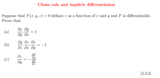 Solved Chain rule and implicit differentiation Suppose thаt | Chegg.com