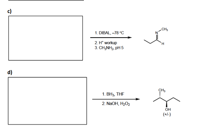 Solved Question 3. Draw the starting compound for each | Chegg.com