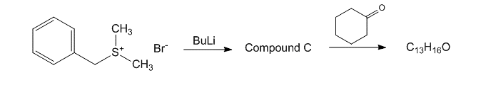 Solved CH3 Buli Br Compound C C13H160 st CH3 | Chegg.com