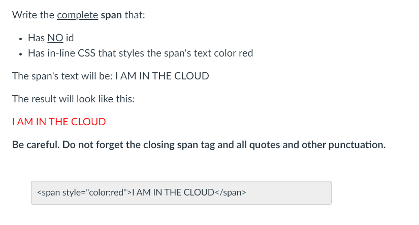 Solved Create A Css Class Named Myclass That Styles The 7156