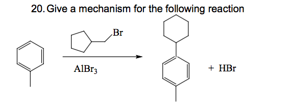Solved 20. Give a mechanism for the following reaction +HBr | Chegg.com