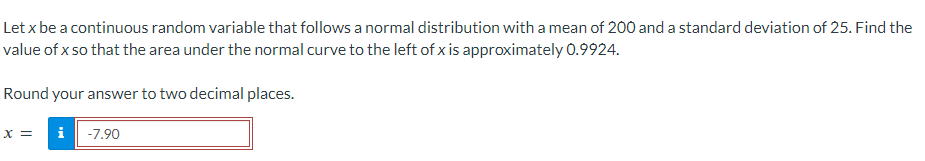Solved Let x be a continuous random variable that follows a | Chegg.com