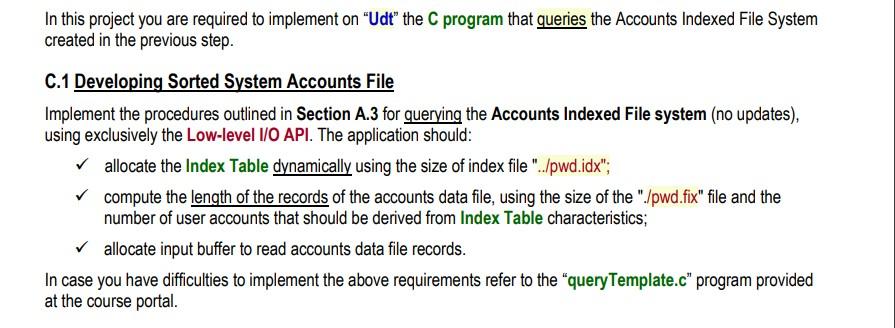 In this project you are required to implement on | Chegg.com