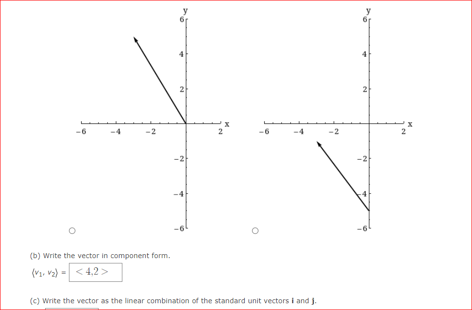 Solved The initial and terminal points of a vector v are | Chegg.com