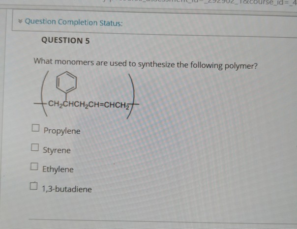 Solved s Question Completion Status: QUESTION 5 What | Chegg.com