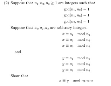 Solved Suppose that n1,n2,n3≥1 ﻿are integers such that | Chegg.com