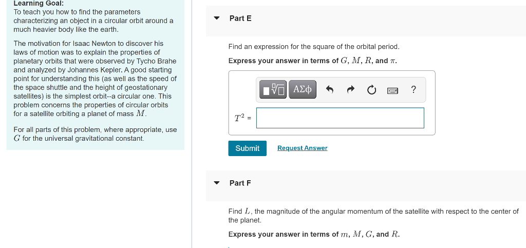Solved Part E Learning Goal: To teach you how to find the | Chegg.com