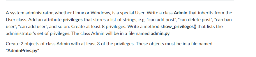 Solved A system administrator, whether Linux or Windows, is | Chegg.com
