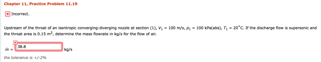 Solved Chapter 11, Practice Problem 11.19 XIncorrect. | Chegg.com