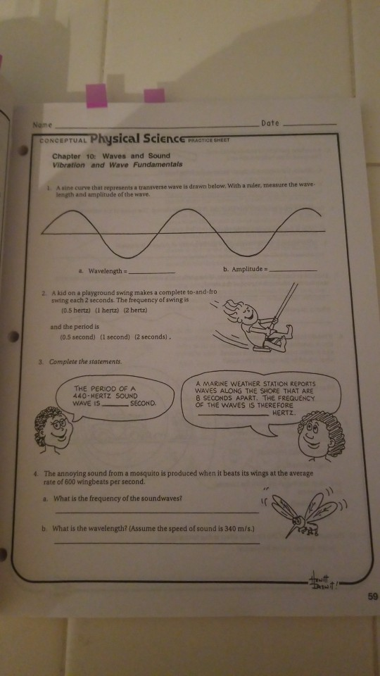 Solved Name Date CONCEPTUAL Physical SciENCE RAGTICE GH | Chegg.com