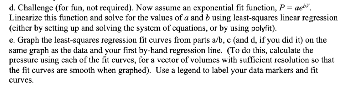 Solved 3. a. Apply least-squares linear regression using the | Chegg.com