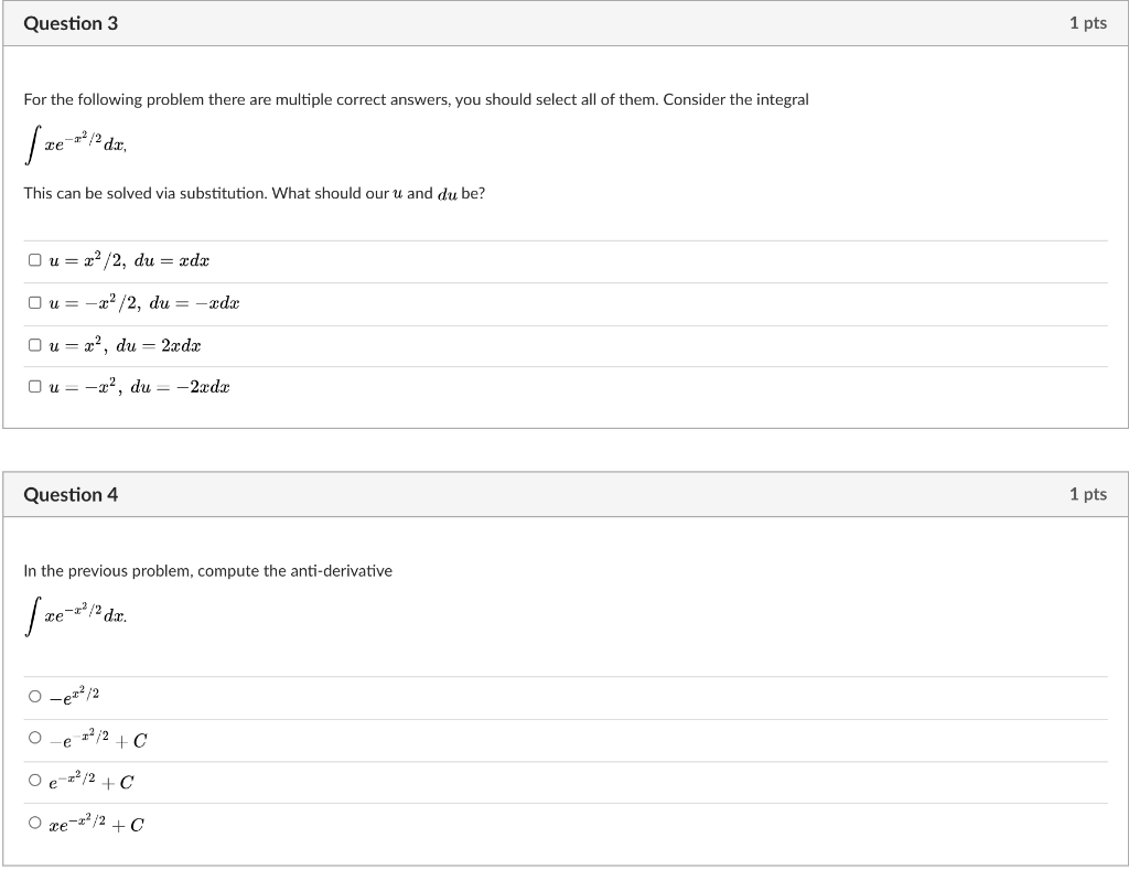 Solved Question 3 1 pts For the following problem there are | Chegg.com