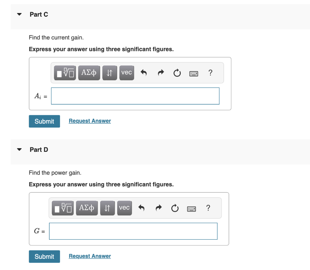 Solved signal source with an open-circuit voltage of Vs=2mV | Chegg.com