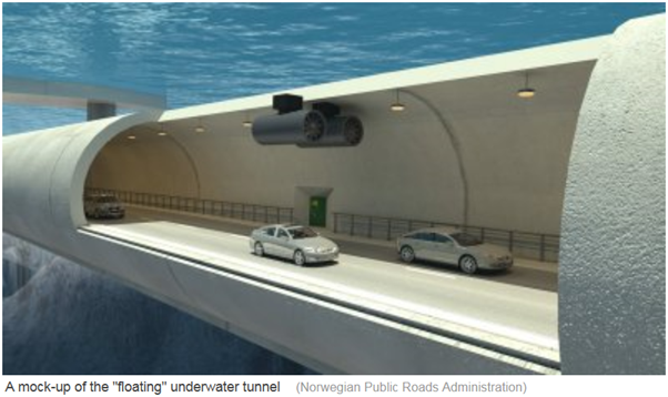 Norway is planning to build a submerged floating | Chegg.com