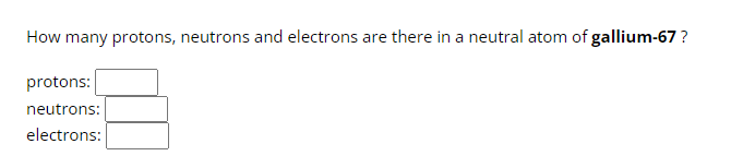 Solved (1) How many protons and neutrons are there in the | Chegg.com