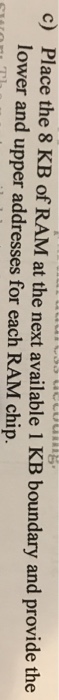 Solved 2KB of You are interfacing the 68HC11E9 with external | Chegg.com