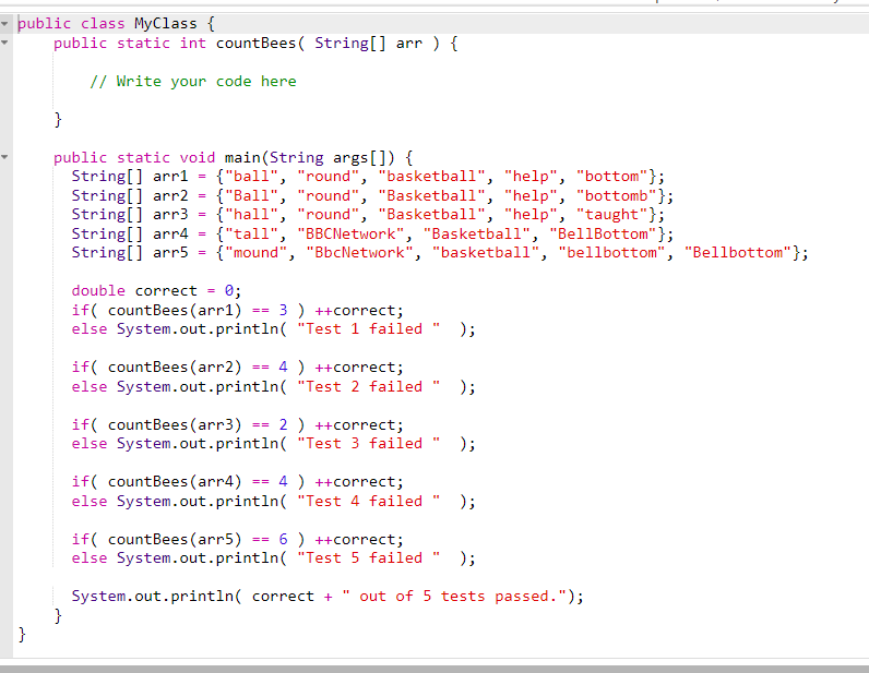 Solved cannot use break statement and the tests have to pass | Chegg.com