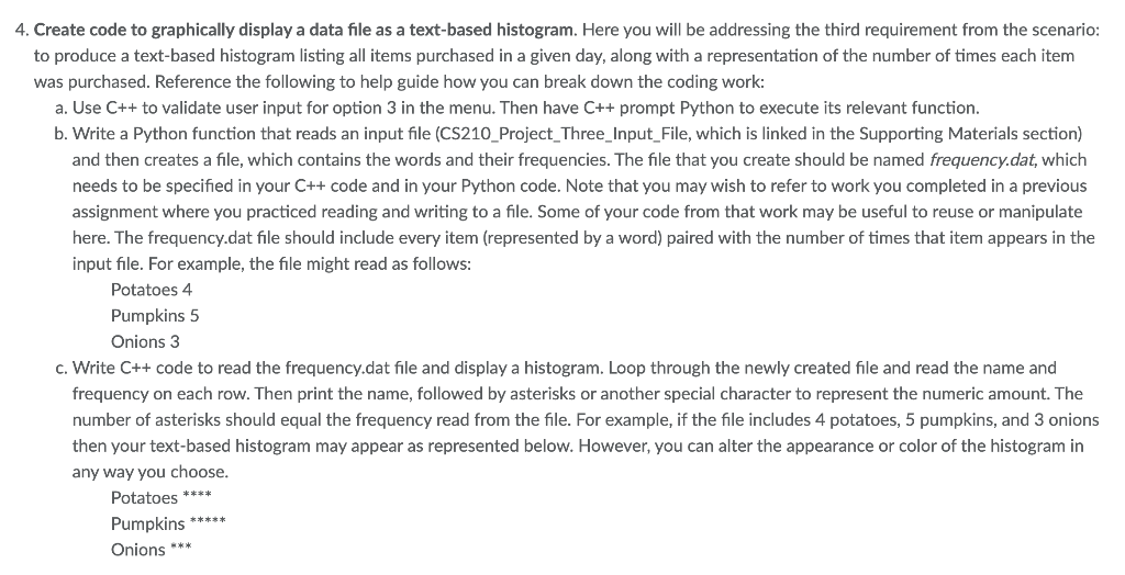 4. Create code to graphically display a data file as | Chegg.com