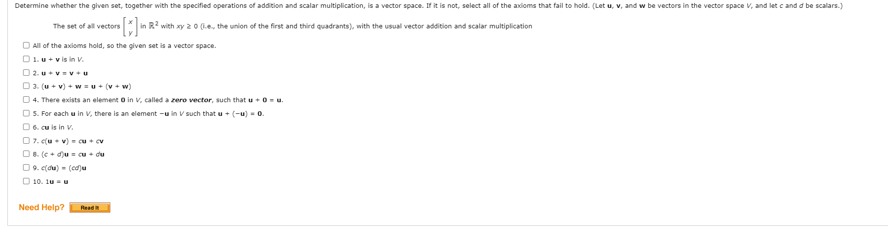 Solved Determine whether the given set, together with the | Chegg.com