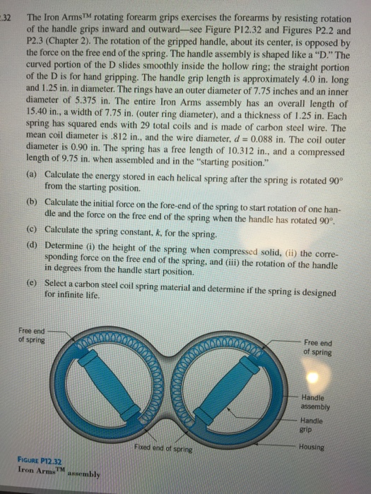 Solved The Iron Arms^TM rotating forearm grips exercises the | Chegg.com