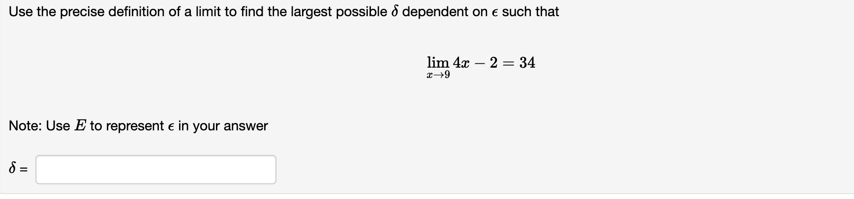 Solved Use the precise definition of a limit to find the | Chegg.com