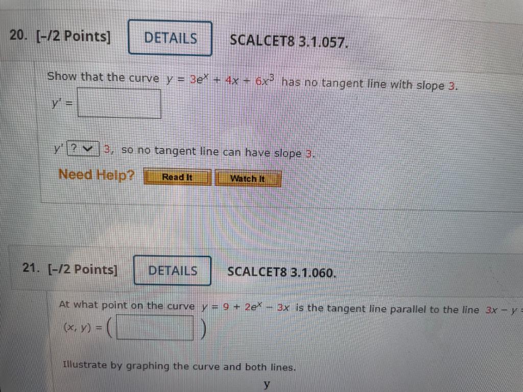 Solved [0/2 Points] DETAILS PREVIOUS ANSWERS SCALCET8 | Chegg.com